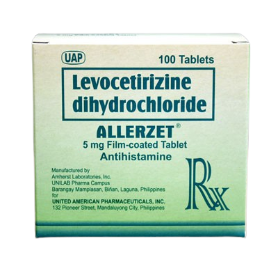 ALLERZET Levocetirizine Dihydrochloride 5mg Film-Coated Tablet 100's ...